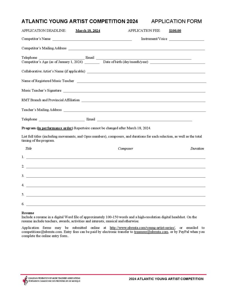 2024 AYA Rules & Regulations – New Brunswick Registered Music Teachers ...